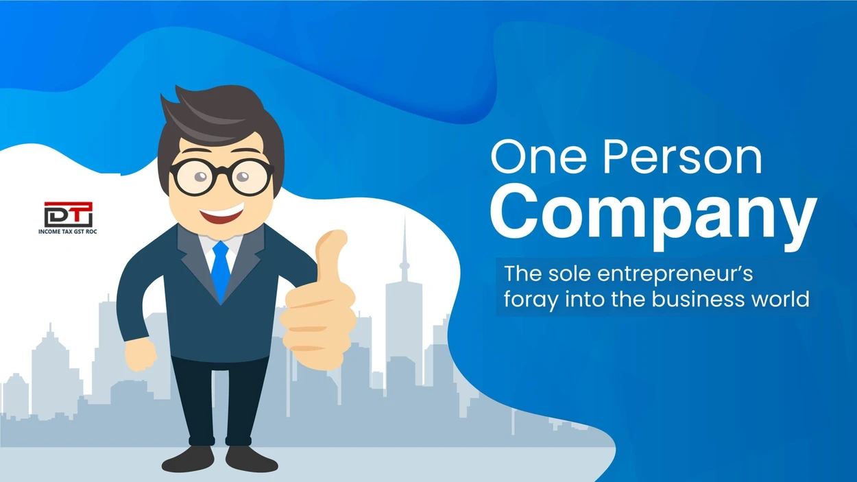One Person Company Formation - DisyTax